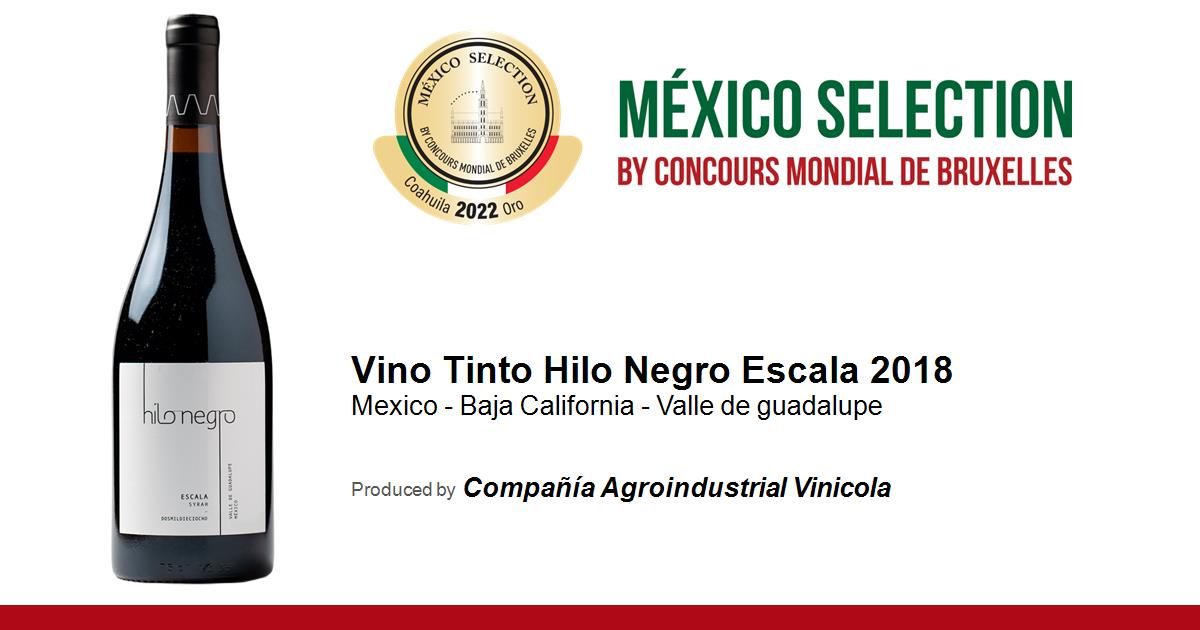 Vino Tinto Hilo Negro Escala 2018 • México Selection by CMB
