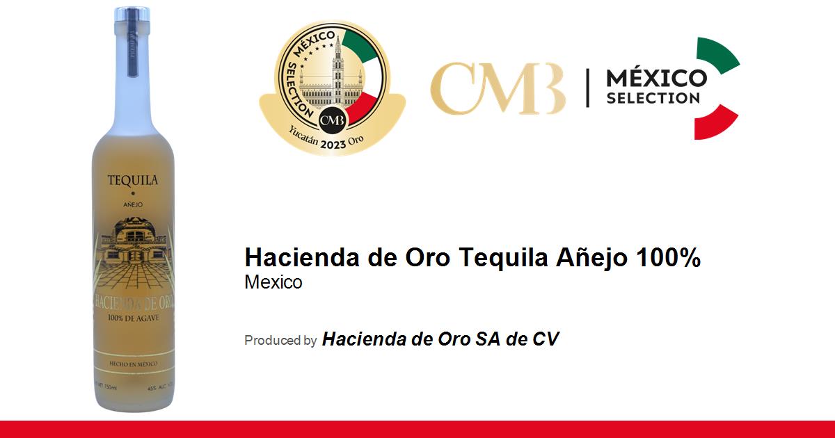 Hacienda de Oro Tequila Añejo 100% • México Selection by CMB