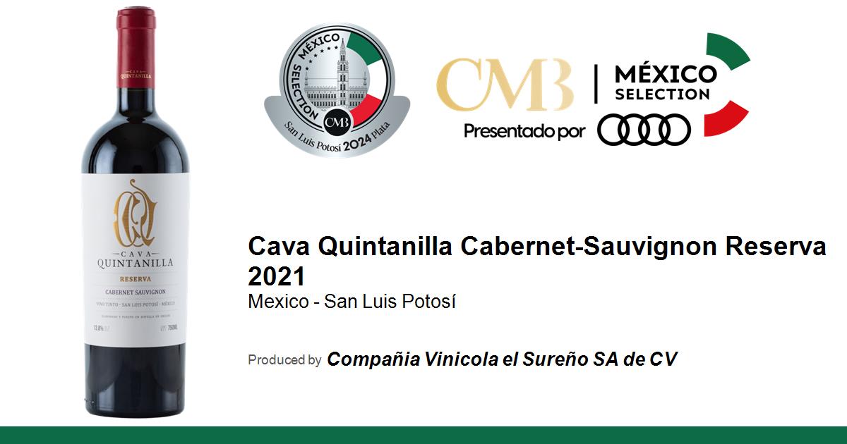Cava Quintanilla Cabernet-Sauvignon Reserva 2021 • México Selection by CMB