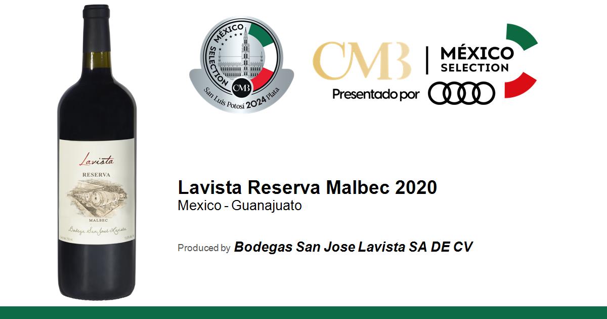 Lavista Reserva Malbec 2020 • México Selection by CMB